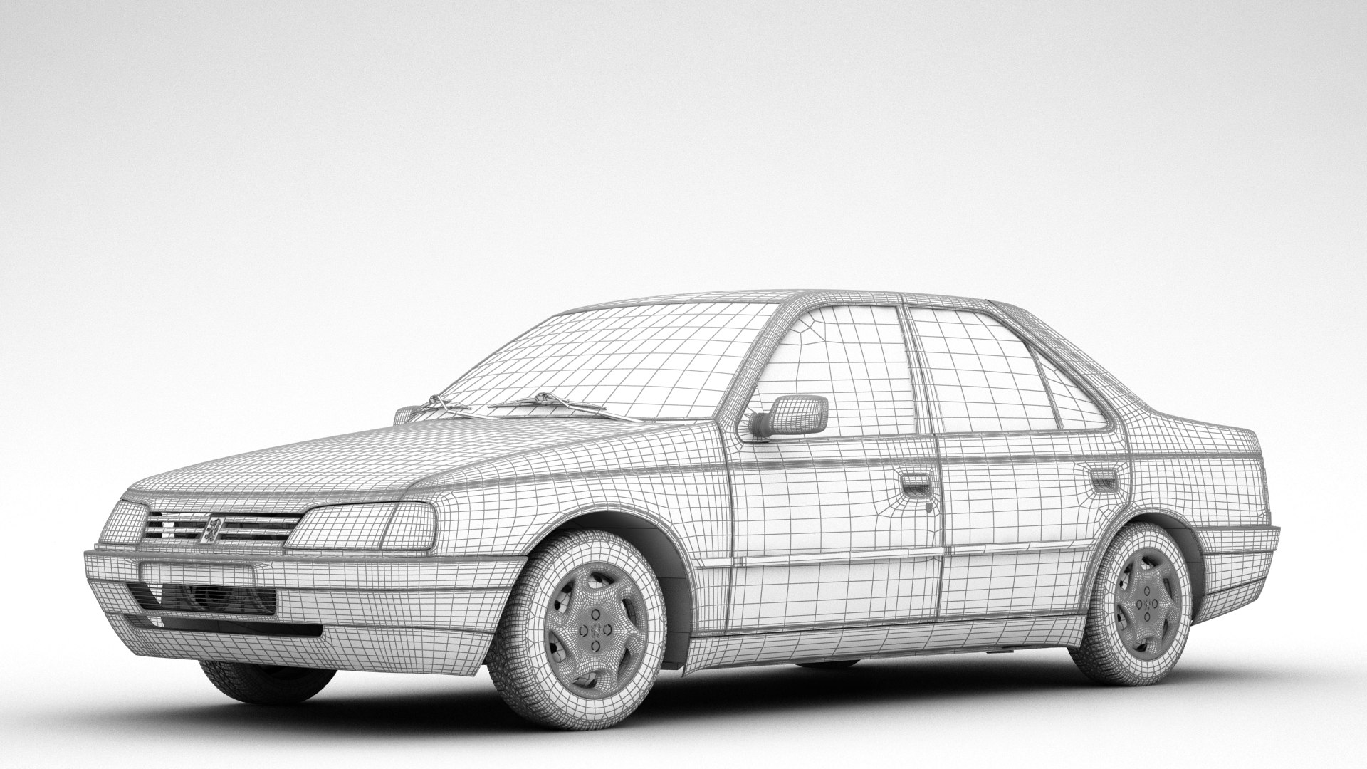 3D Peugeot 405 SRi Sedan - TurboSquid 2091739