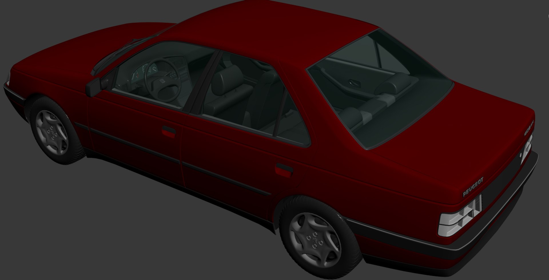3D Peugeot 405 SRi Sedan - TurboSquid 2091739