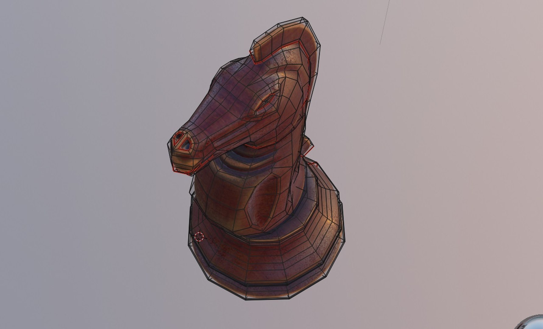 3D Knight Wooden Chess Piece - TurboSquid 1401630