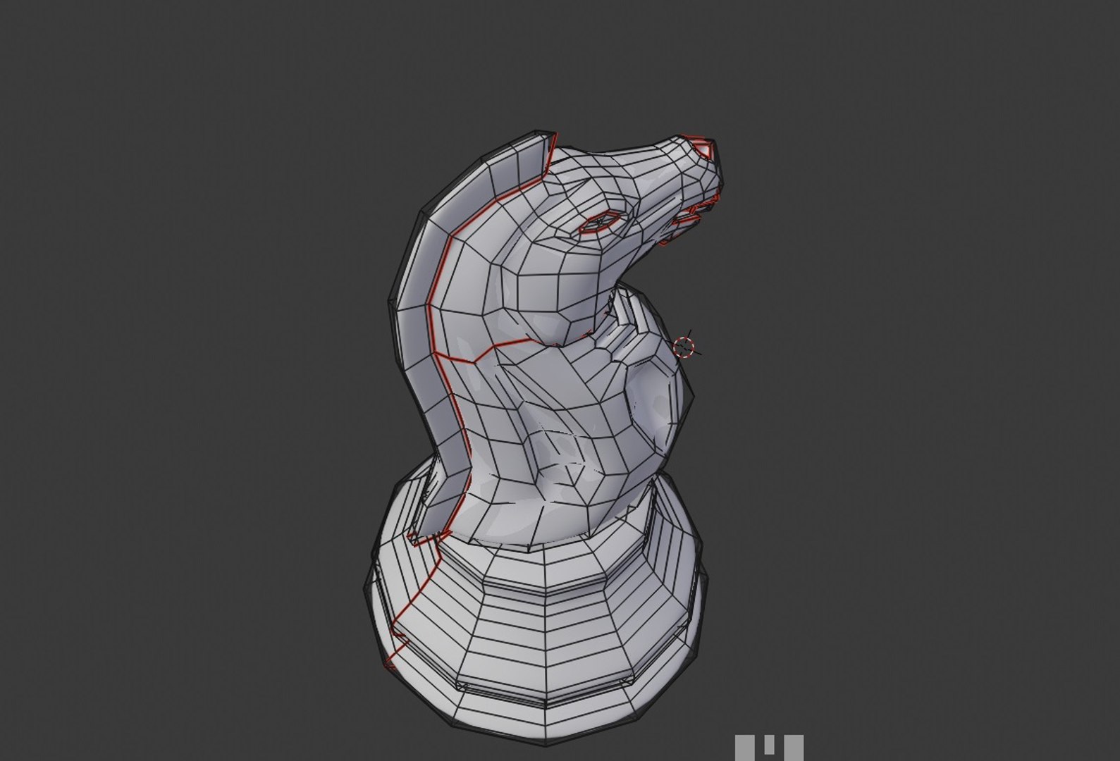 3D Knight Wooden Chess Piece - TurboSquid 1401630