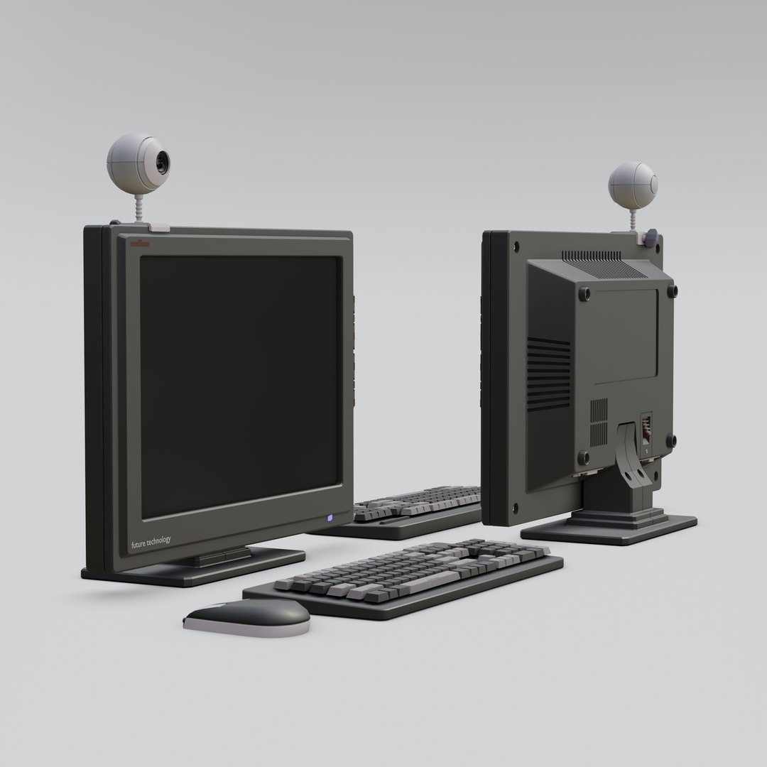 Old Monitor model - TurboSquid 1986386