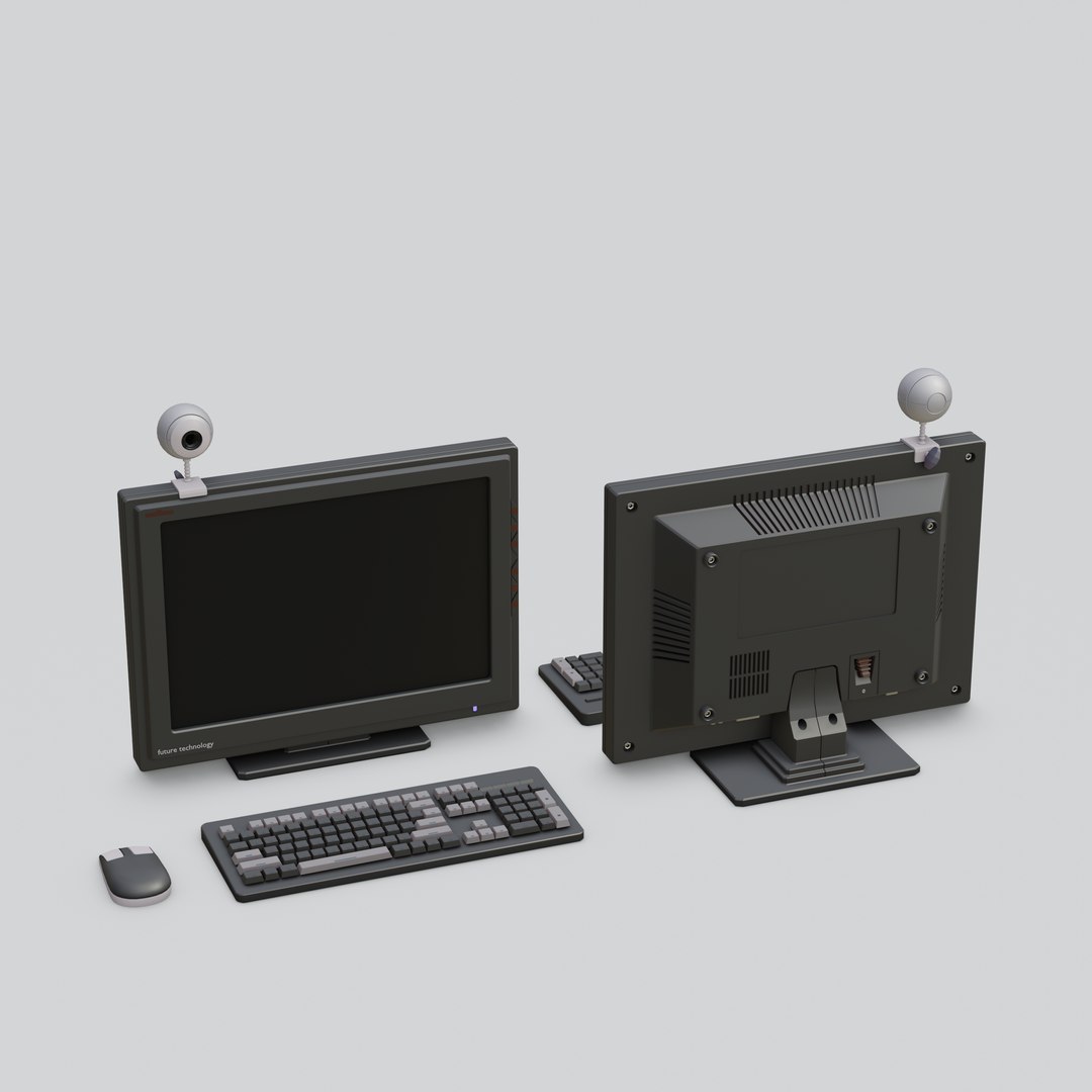 Old Monitor model - TurboSquid 1986386
