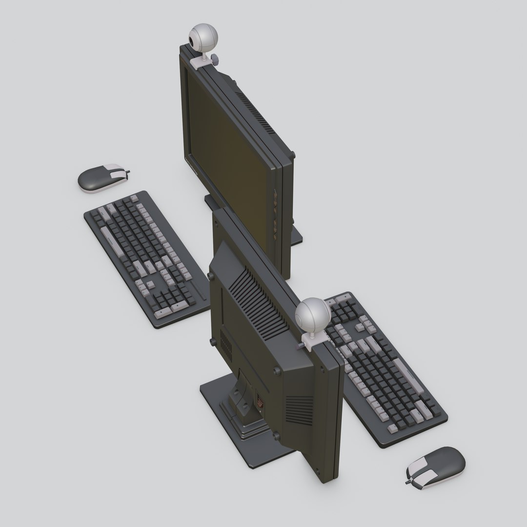 Old Monitor model - TurboSquid 1986386
