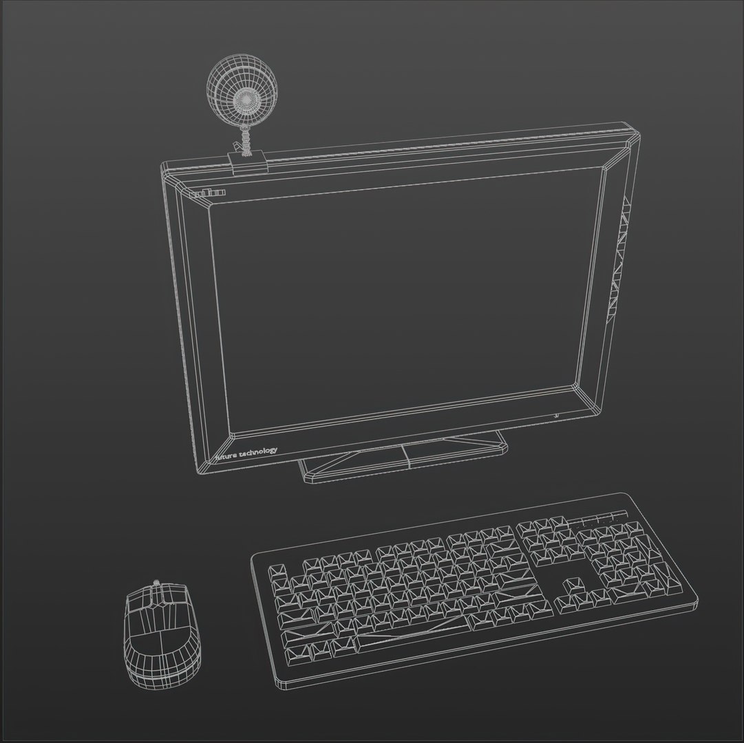 Old Monitor model - TurboSquid 1986386