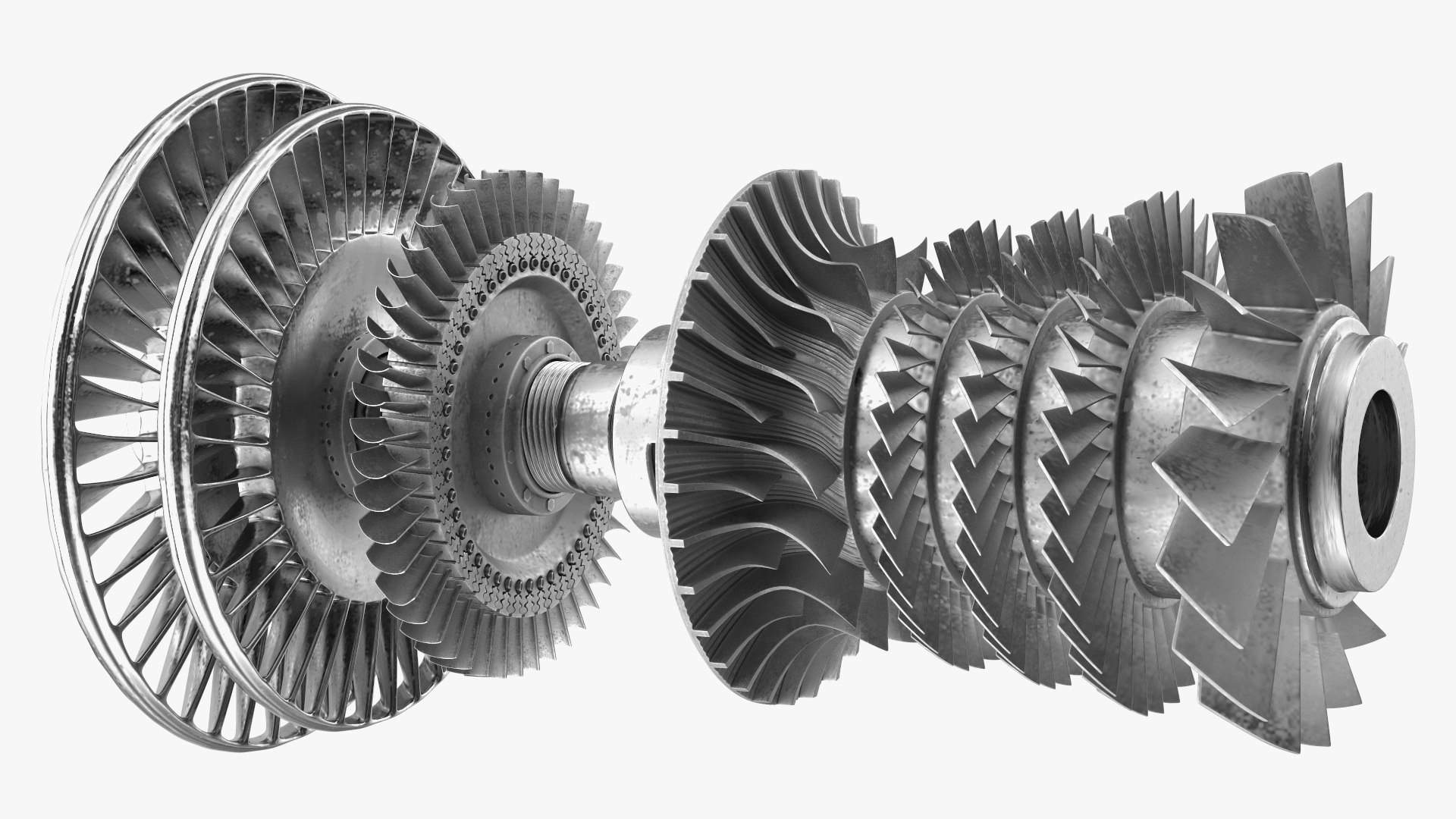 3D Steam Turbine For Power Generation Model - TurboSquid 2328329