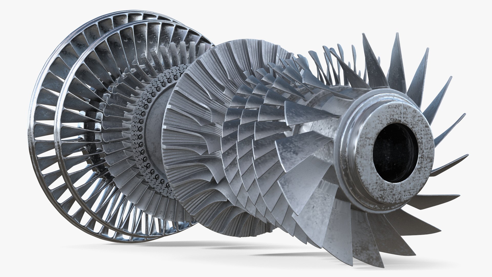 3D Steam Turbine For Power Generation Model - TurboSquid 2328329