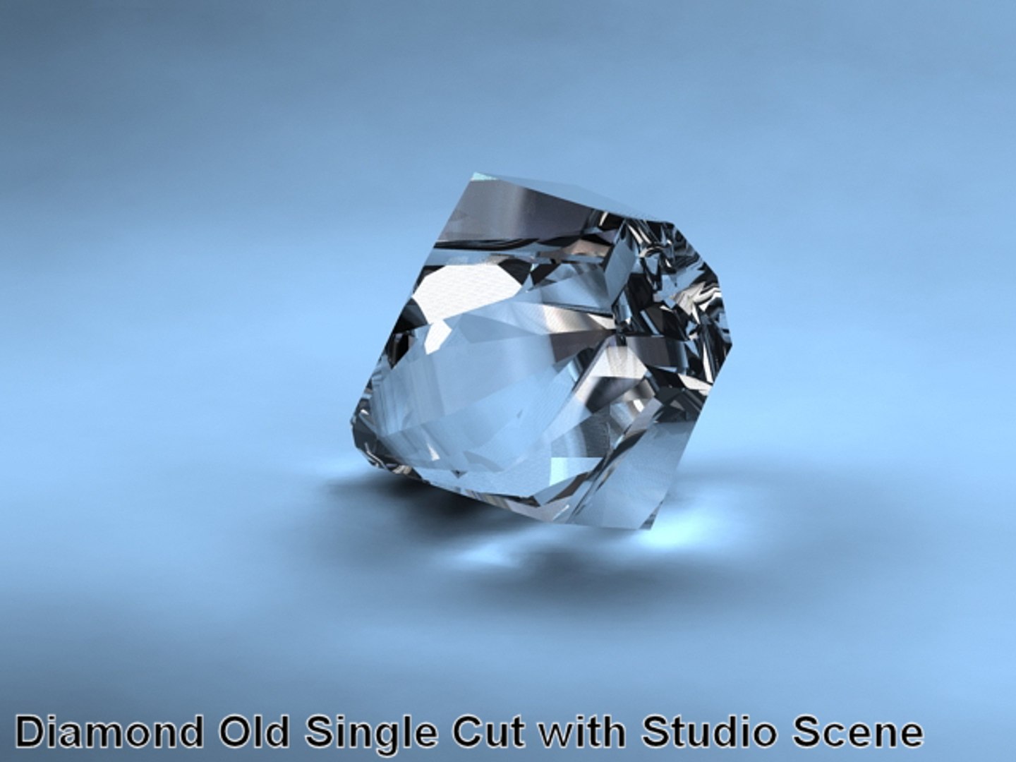 3d Model Of Diamonds Unusual Shapes 9