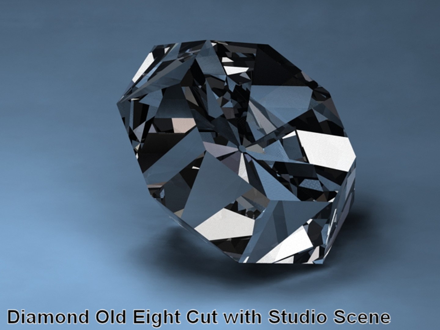 3d Model Of Diamonds Unusual Shapes 9