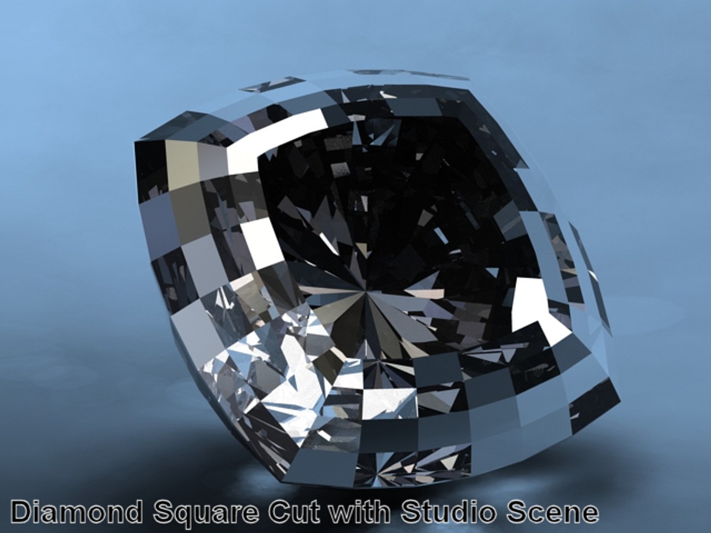 3d Model Of Diamonds Unusual Shapes 9