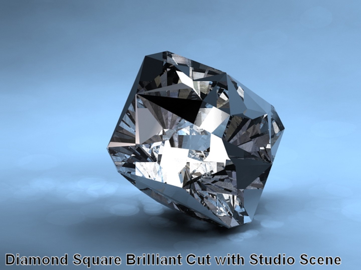 3d Model Of Diamonds Unusual Shapes 9