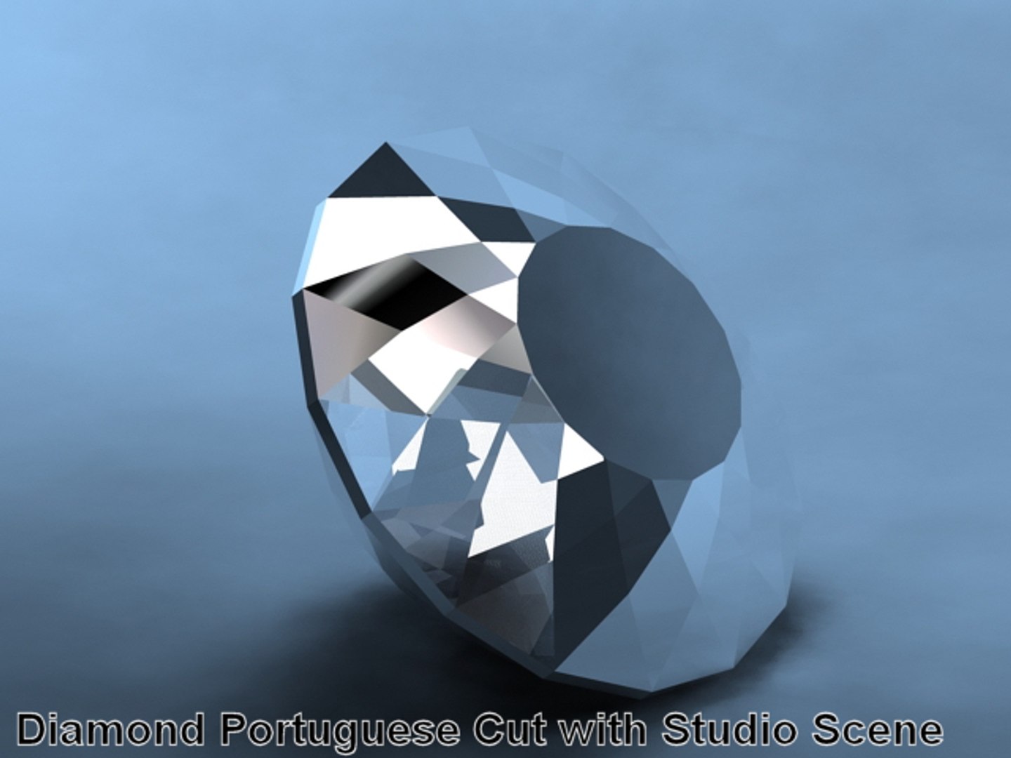 3d Model Of Diamonds Unusual Shapes 9