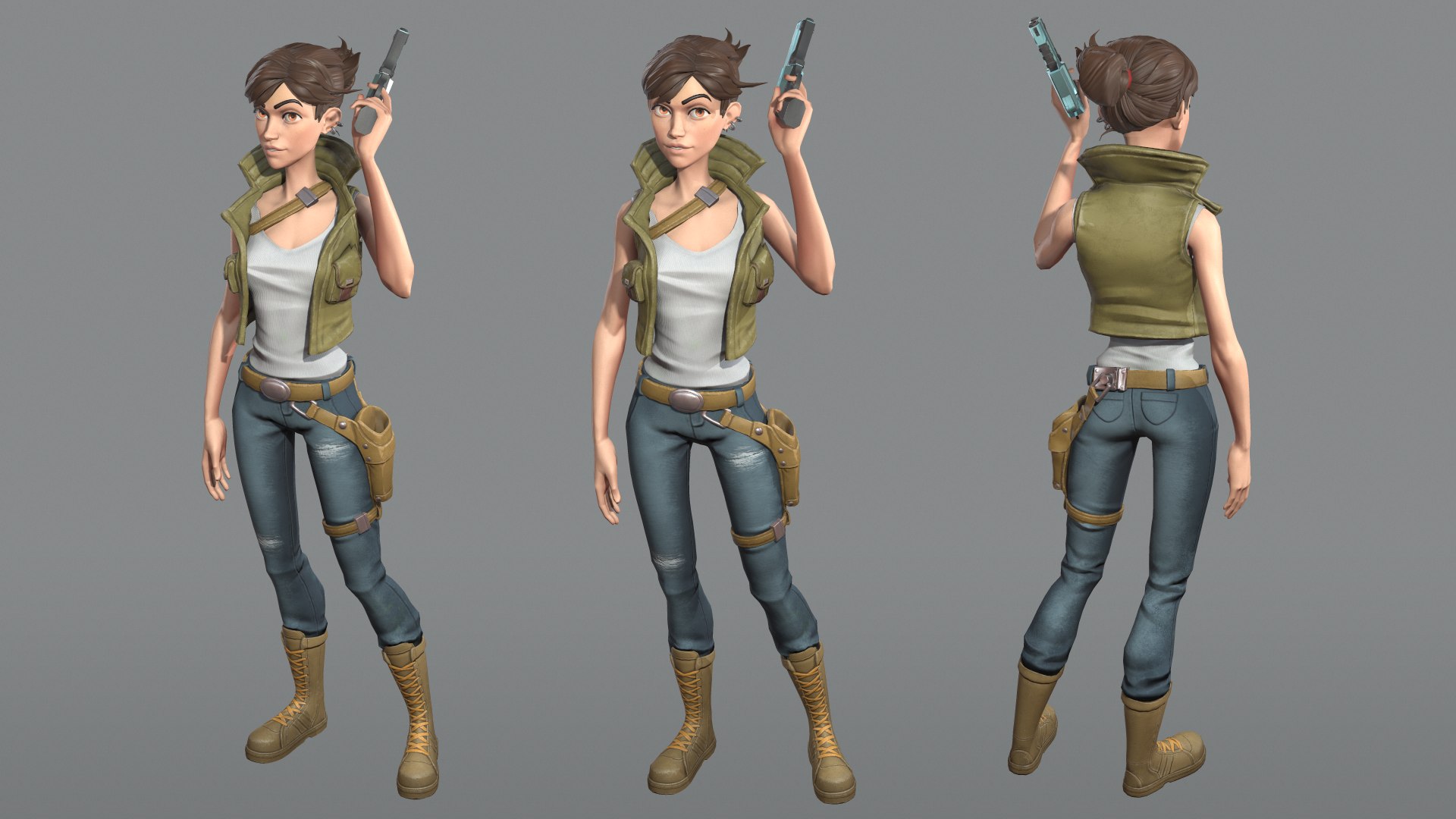 Character Games 3D Model - TurboSquid 1608851