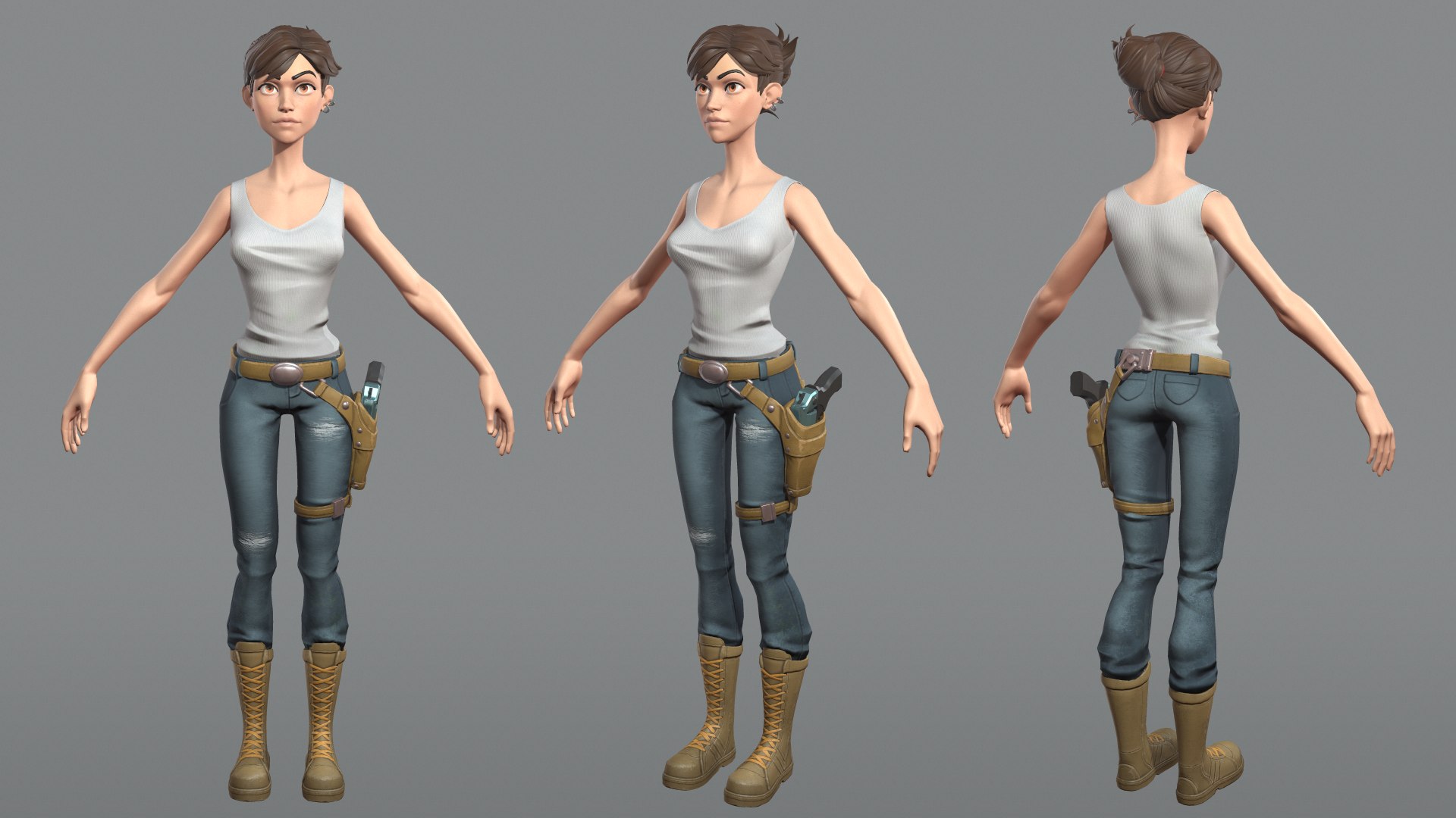 Character Games 3D Model - TurboSquid 1608851