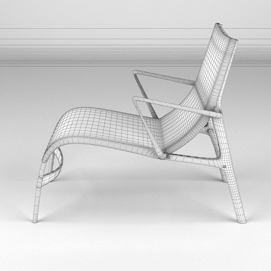 3d alias armframe chair model