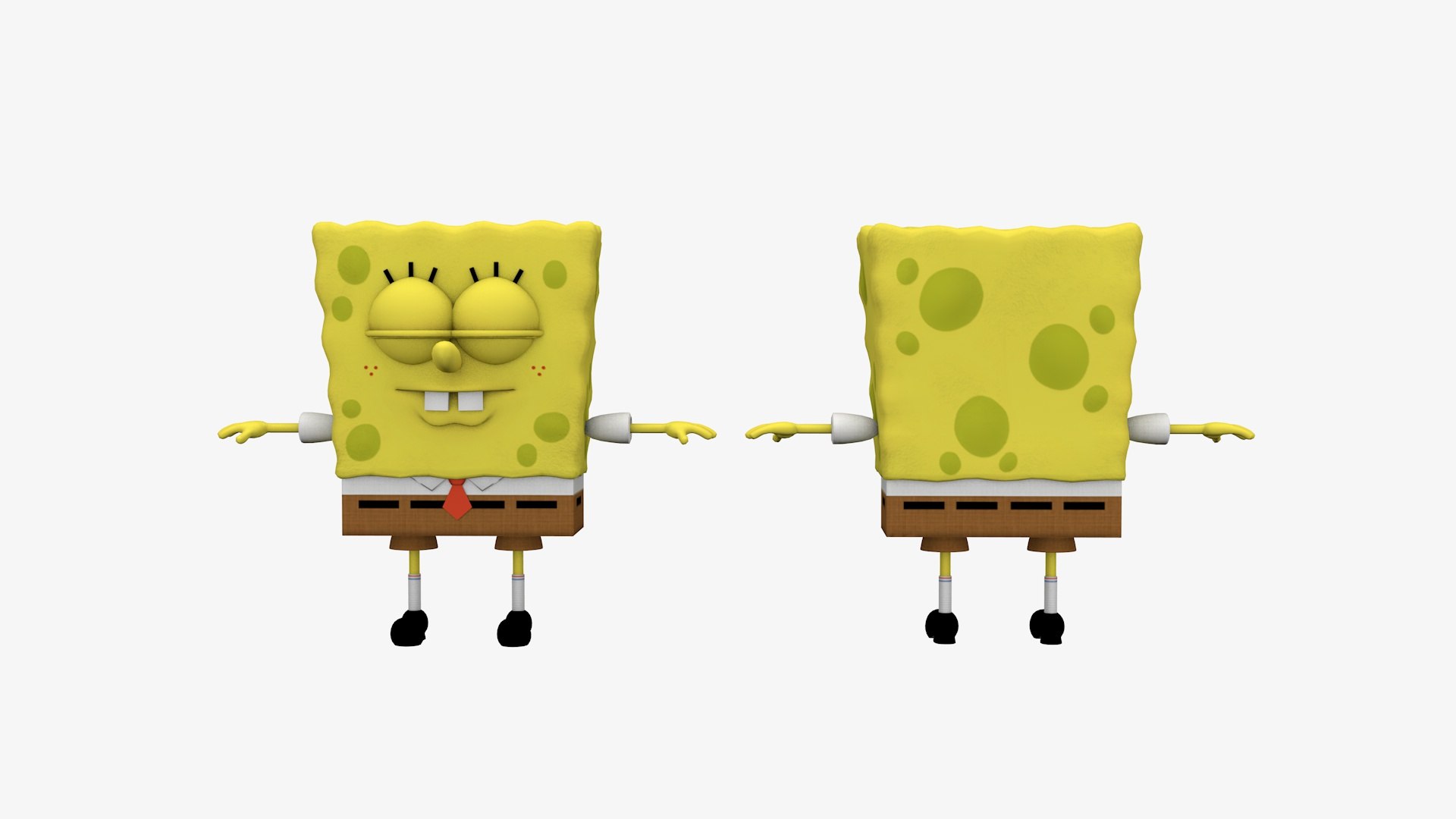 3D SpongeBob SquarePants - TurboSquid 2362394