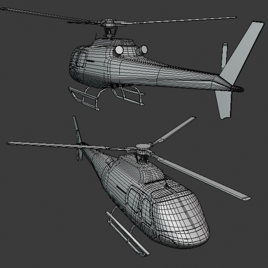 3 Helicopters 3D Model - TurboSquid 1585147