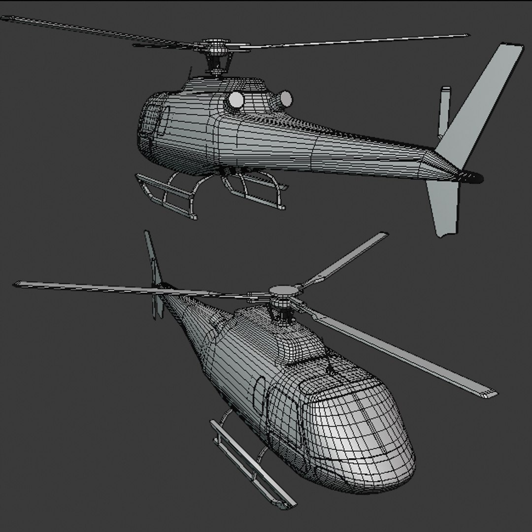 3 Helicopters 3D Model - TurboSquid 1585147