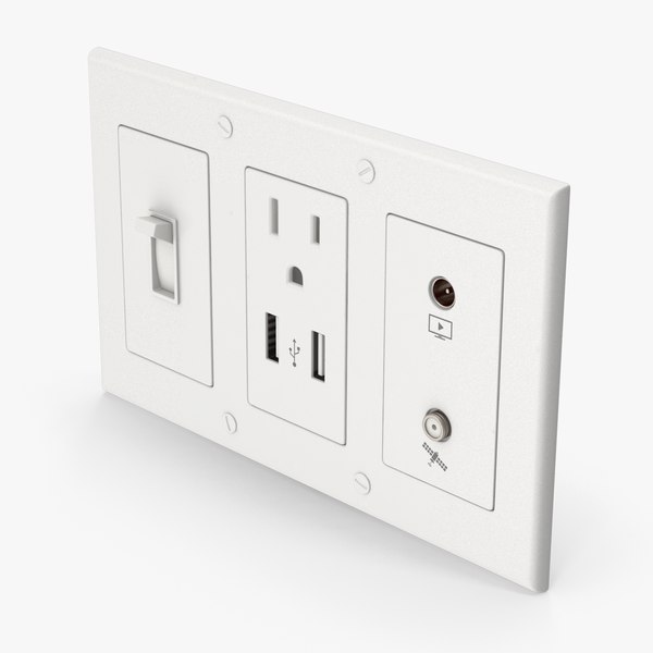 Electrical Outlet 3D Models for Download | TurboSquid