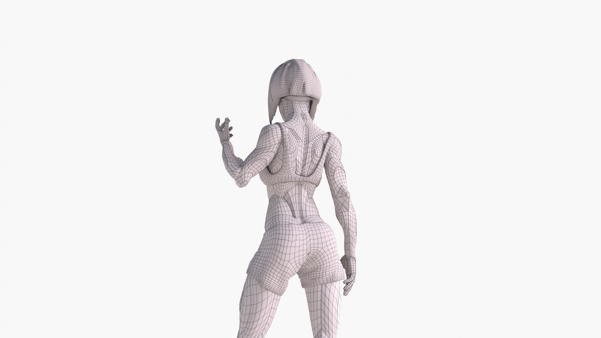 3D Stylized Human Female Muscular Rigged - TurboSquid 1959379