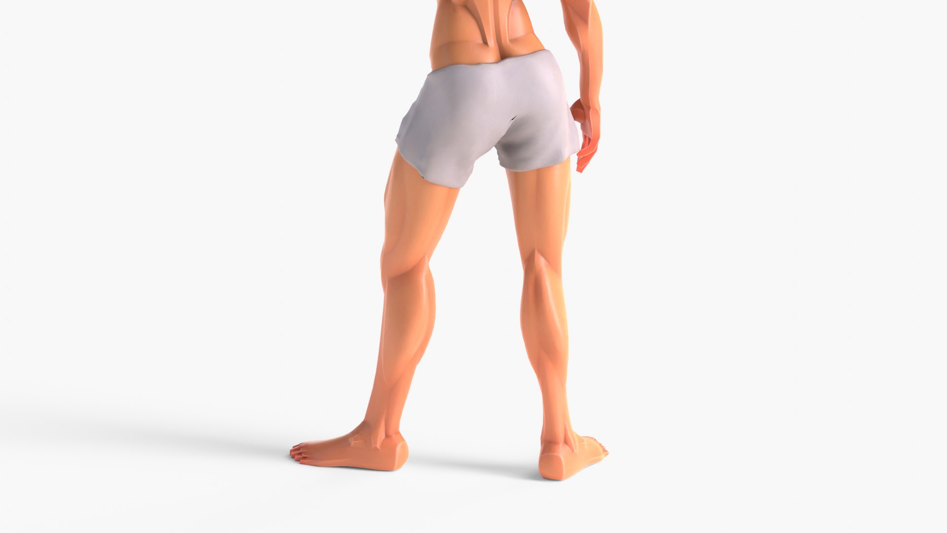 3D Stylized Human Female Muscular Rigged - TurboSquid 1959379