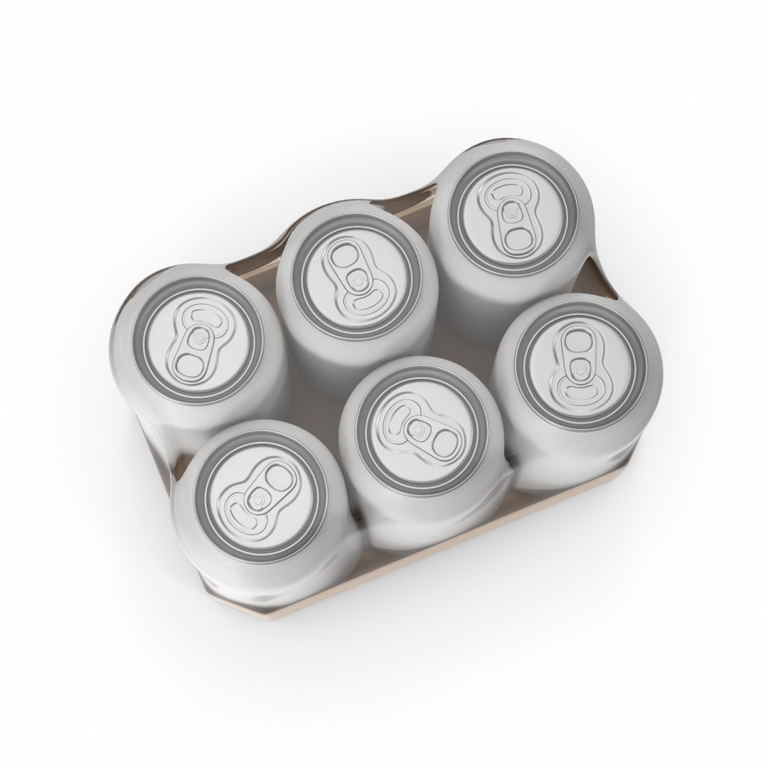 3D Model Soda Can Pack - TurboSquid 2018911