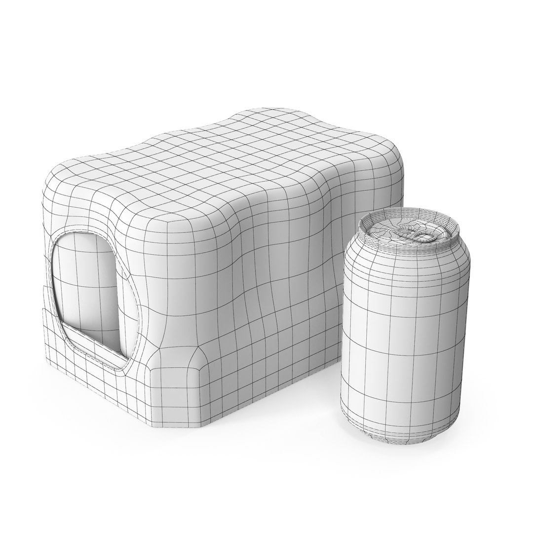 3D Model Soda Can Pack - TurboSquid 2018911
