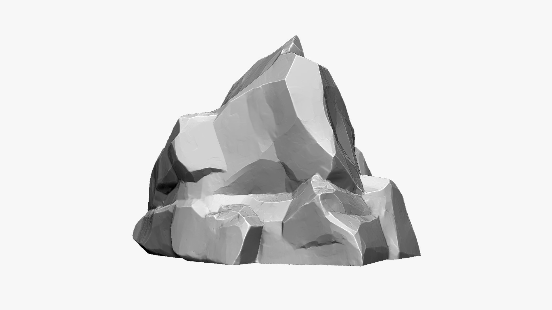 3D Mountain Rock Zbrush Sculpt Model - TurboSquid 2062188