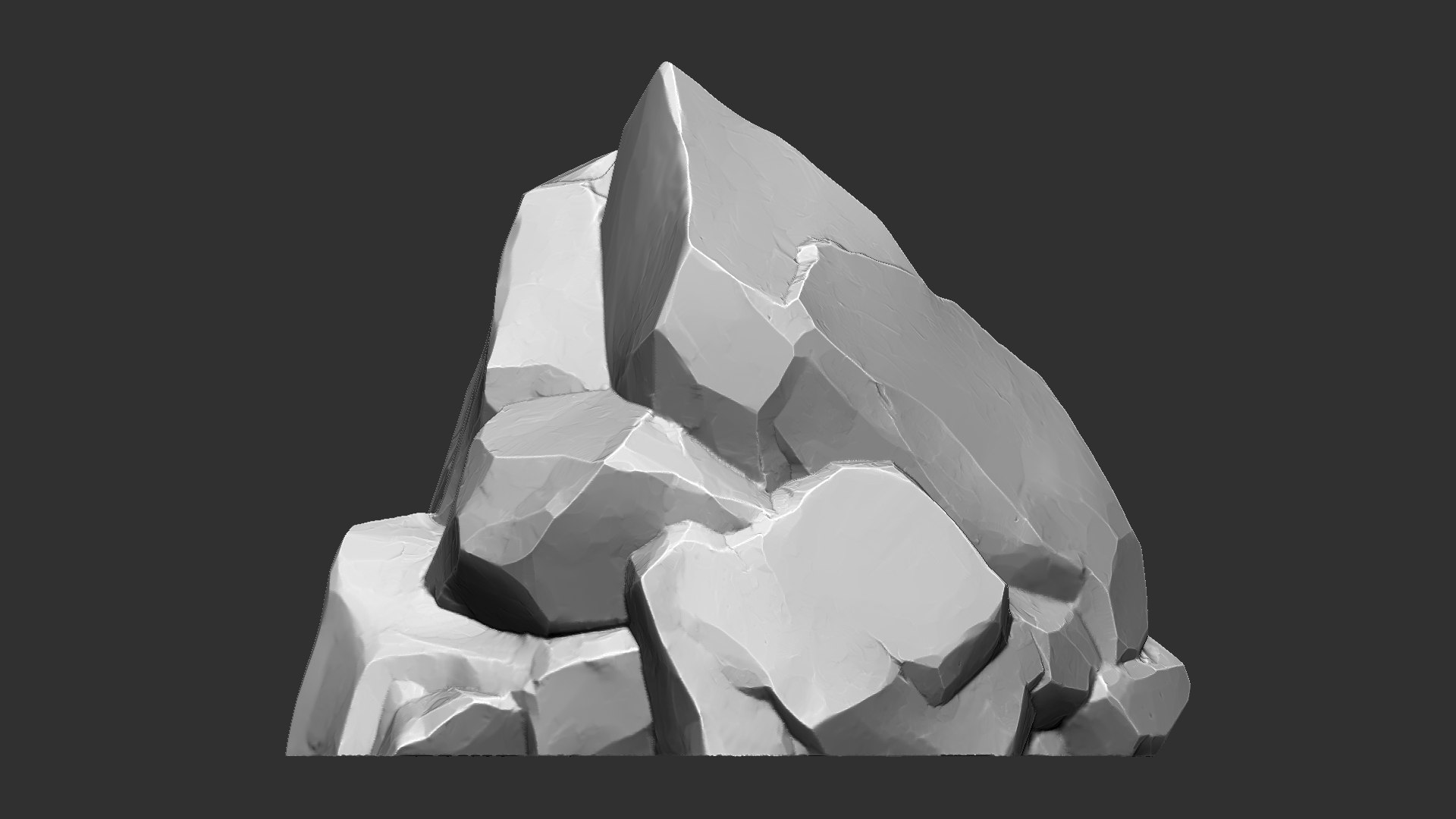 3D Mountain Rock Zbrush Sculpt Model - TurboSquid 2062188