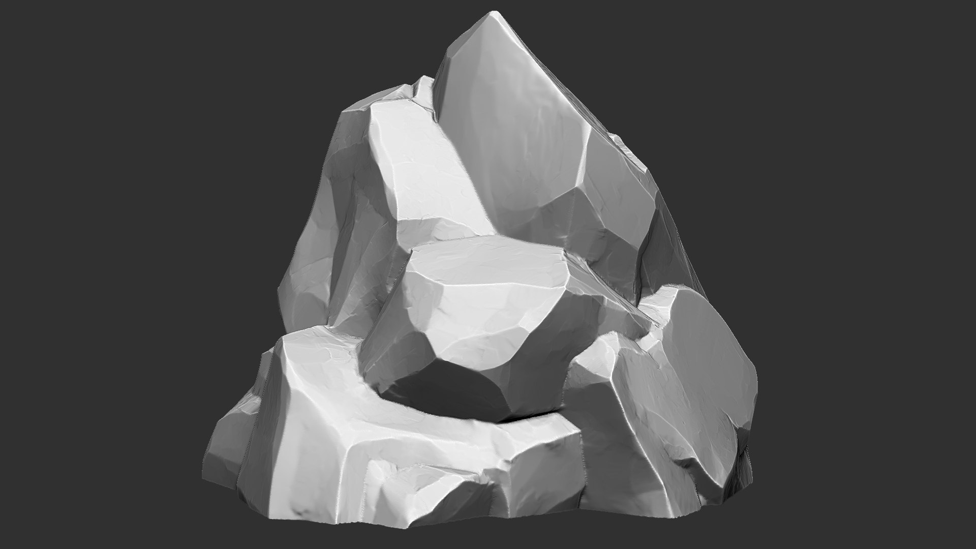 3D Mountain Rock Zbrush Sculpt Model - TurboSquid 2062188