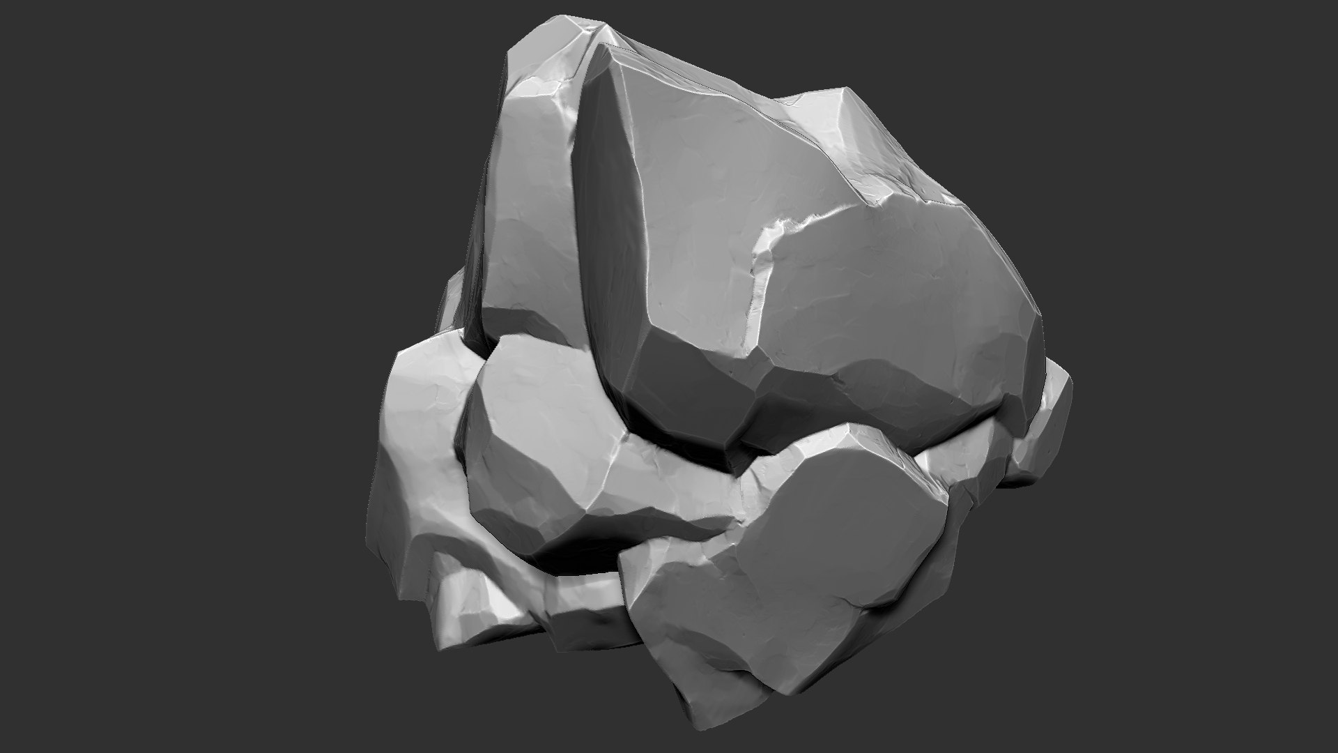 3D Mountain Rock Zbrush Sculpt Model - TurboSquid 2062188