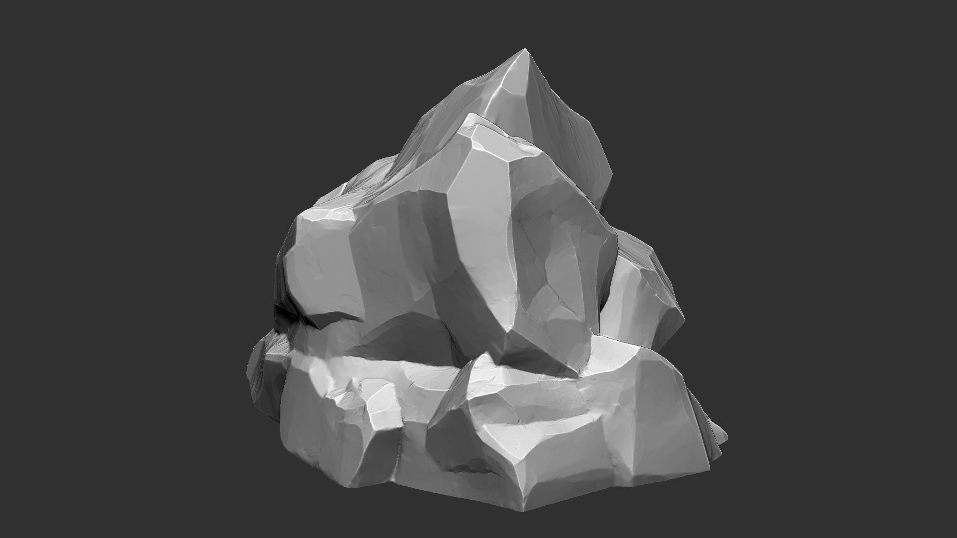 3D Mountain Rock Zbrush Sculpt Model - TurboSquid 2062188