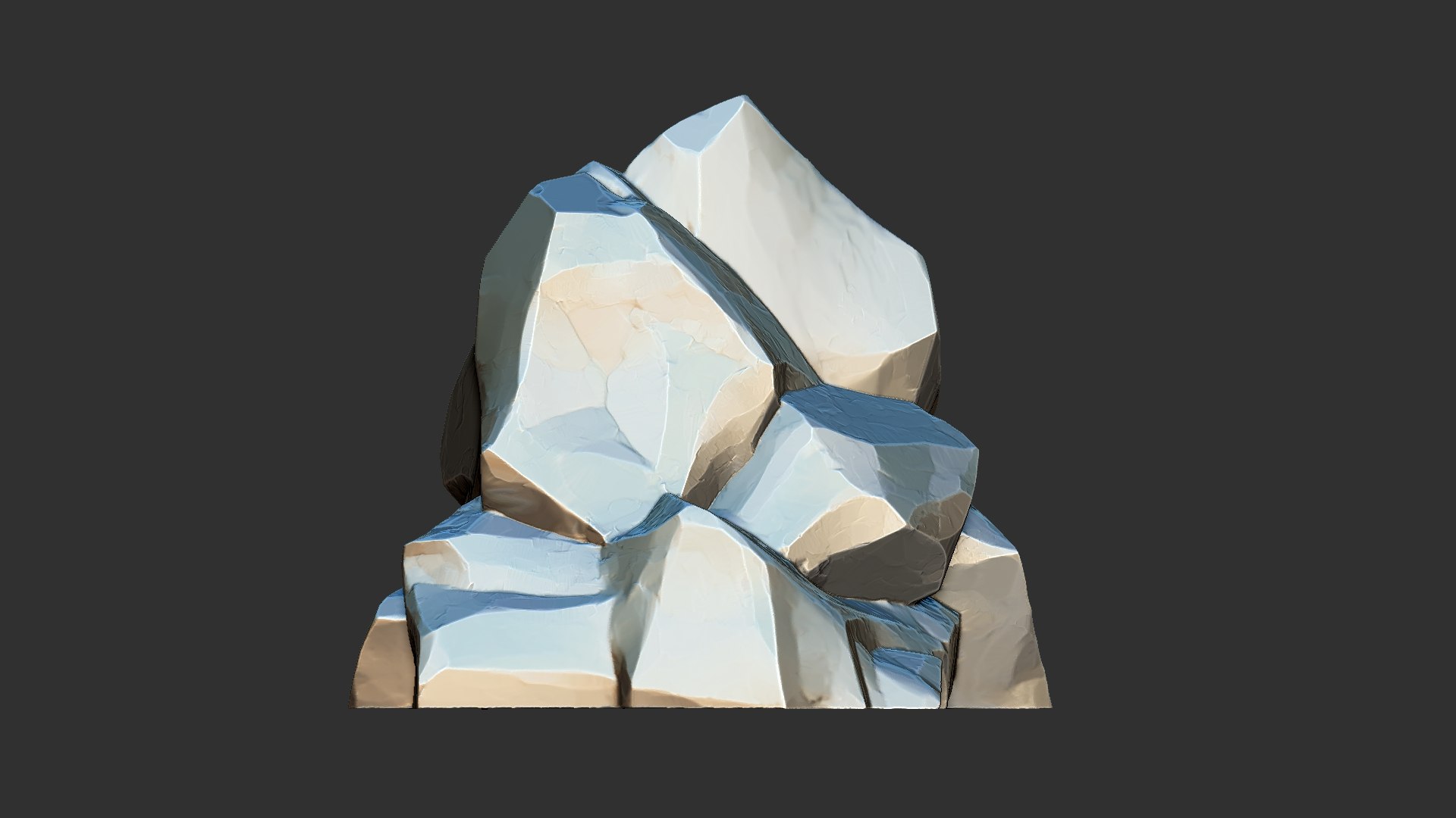 3D Mountain rock Zbrush sculpt model - TurboSquid 2062188