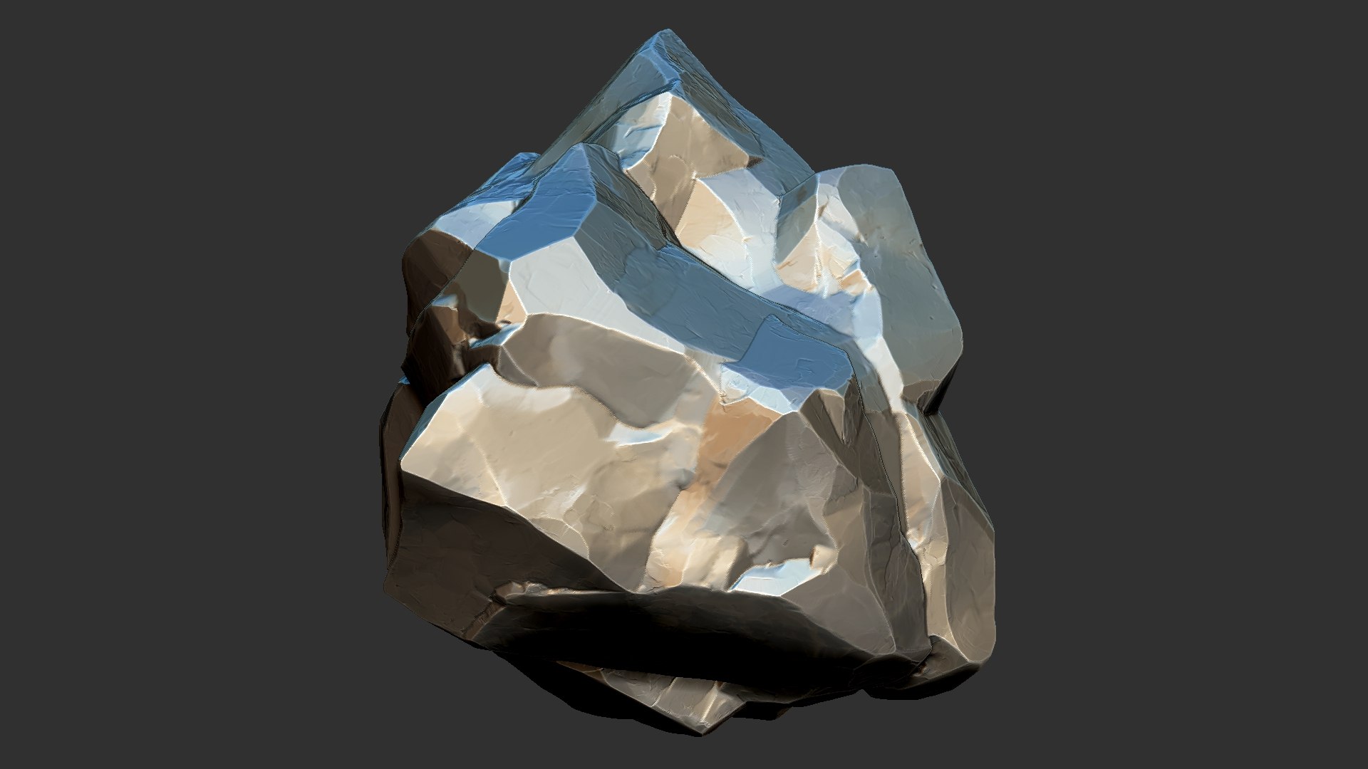 3D Mountain rock Zbrush sculpt model - TurboSquid 2062188