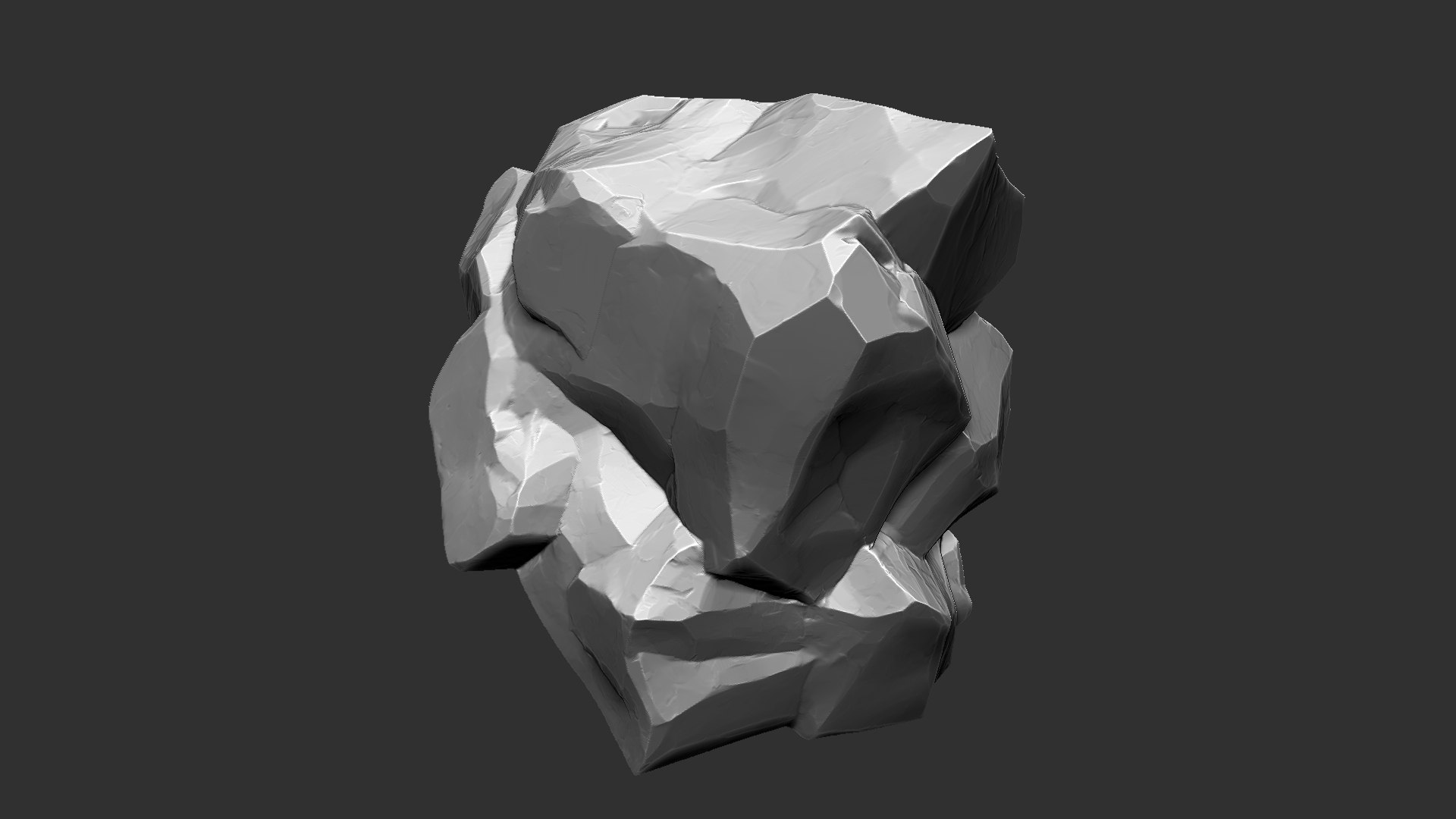 3D Mountain Rock Zbrush Sculpt Model - TurboSquid 2062188