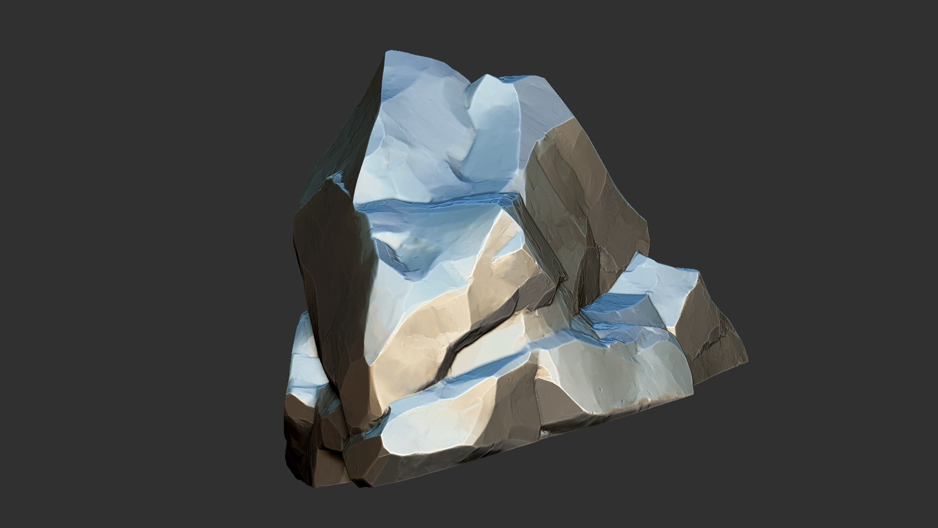 3D Mountain rock Zbrush sculpt model - TurboSquid 2062188