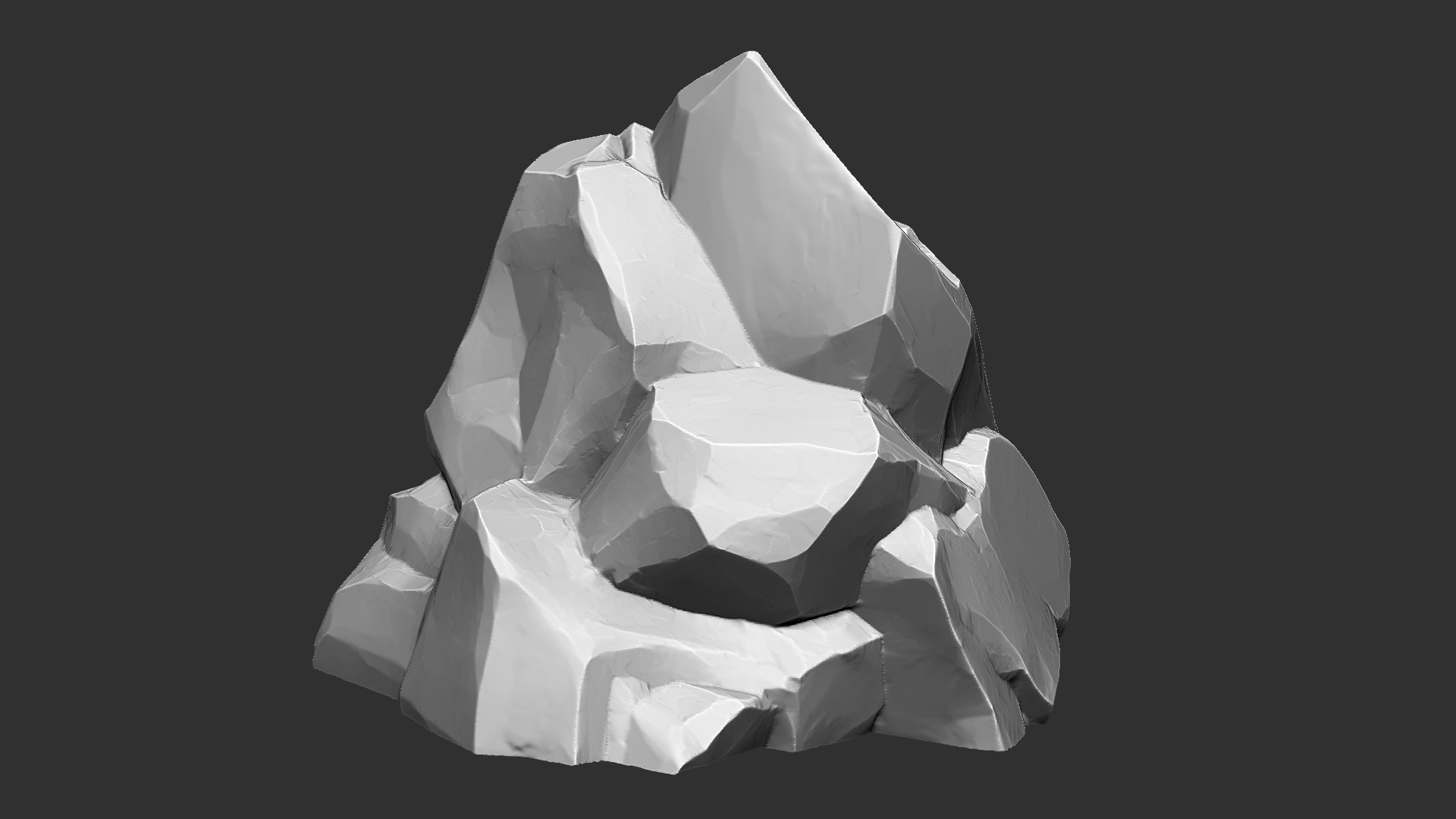 3D Mountain Rock Zbrush Sculpt Model - TurboSquid 2062188