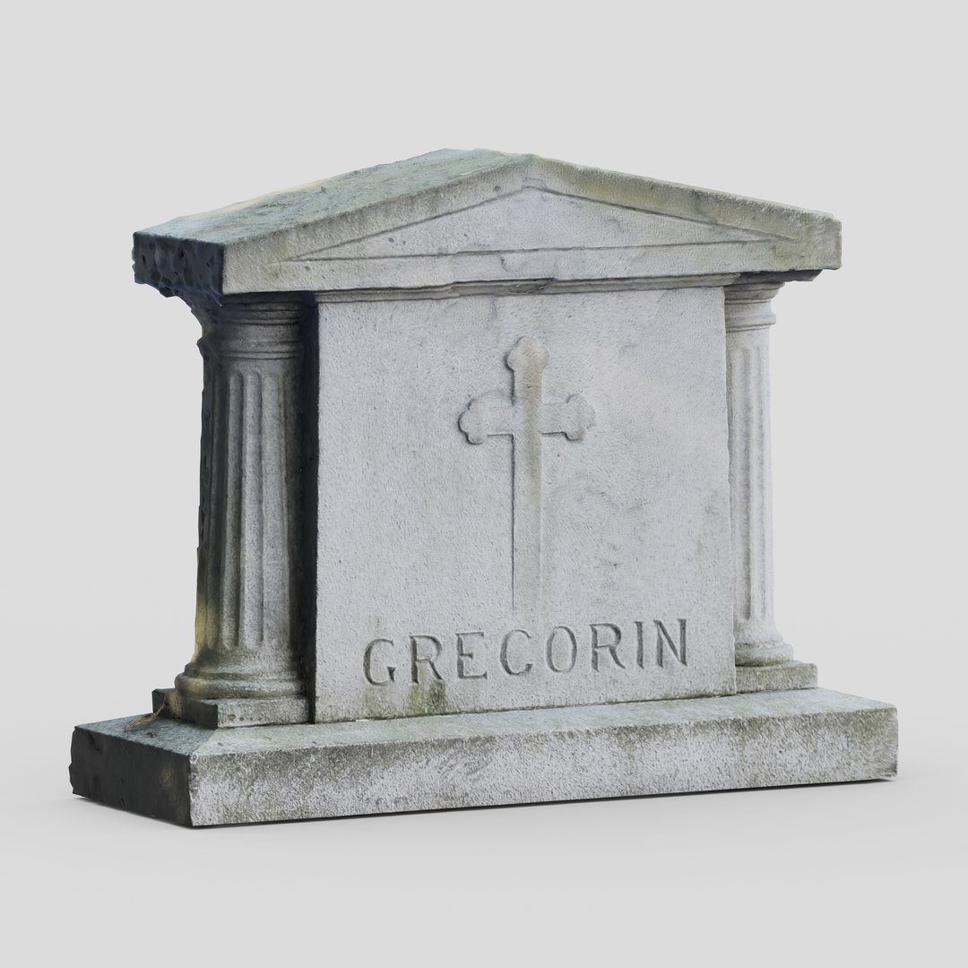 3D 3d scanned Tombstone 45 - TurboSquid 2030576
