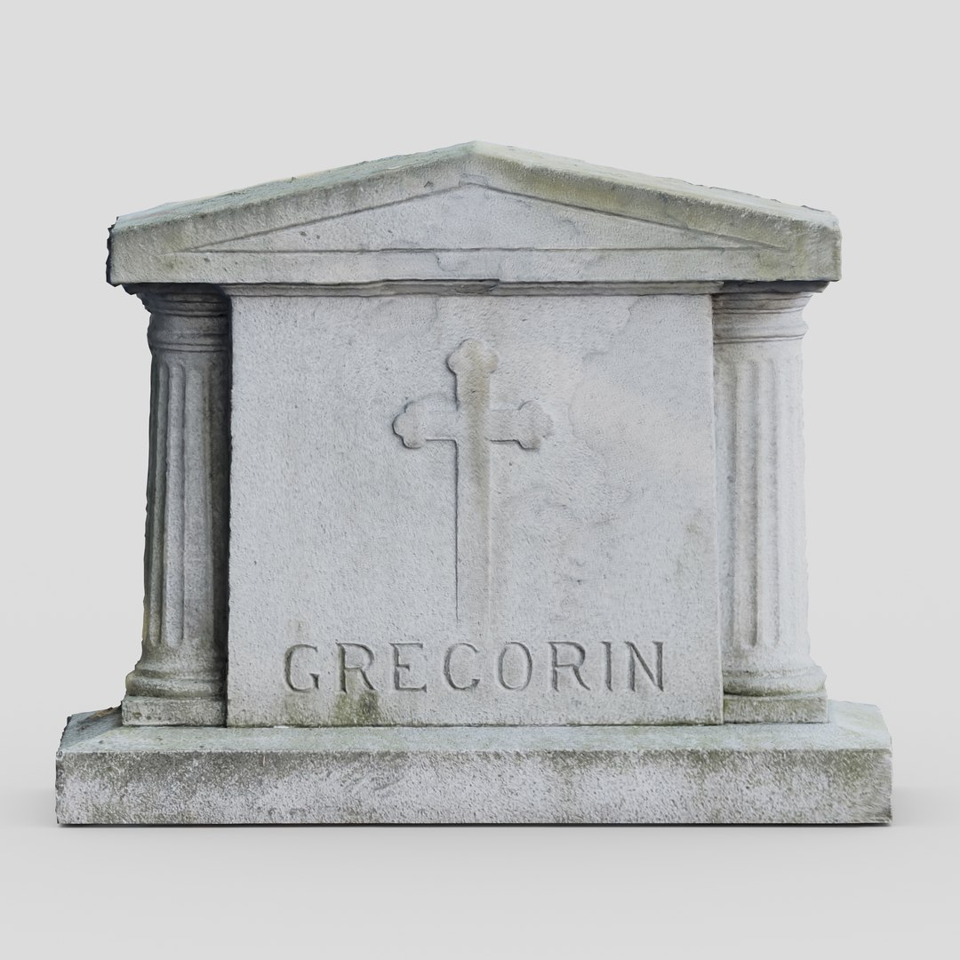 3D 3d scanned Tombstone 45 - TurboSquid 2030576