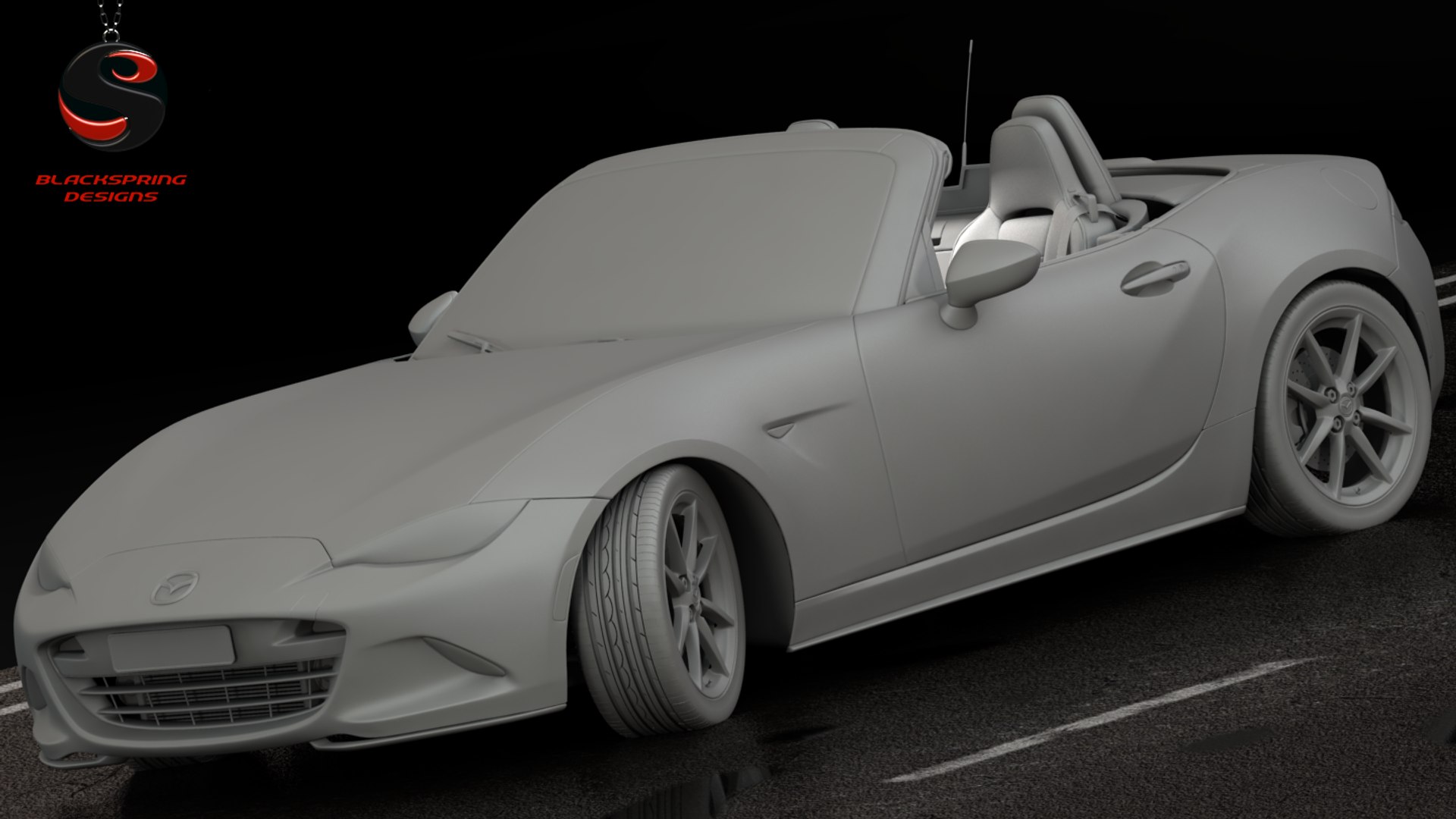 mazda mx-5 2016 3d dwg