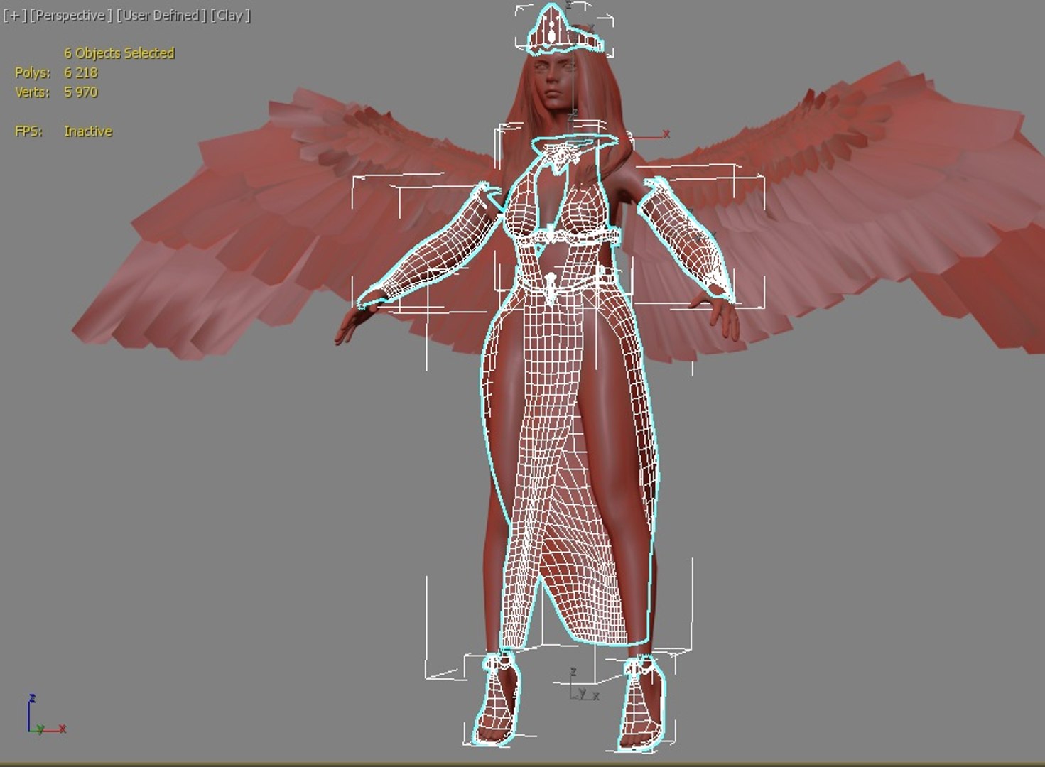 3D beautiful flying angel wings model - TurboSquid 1694075