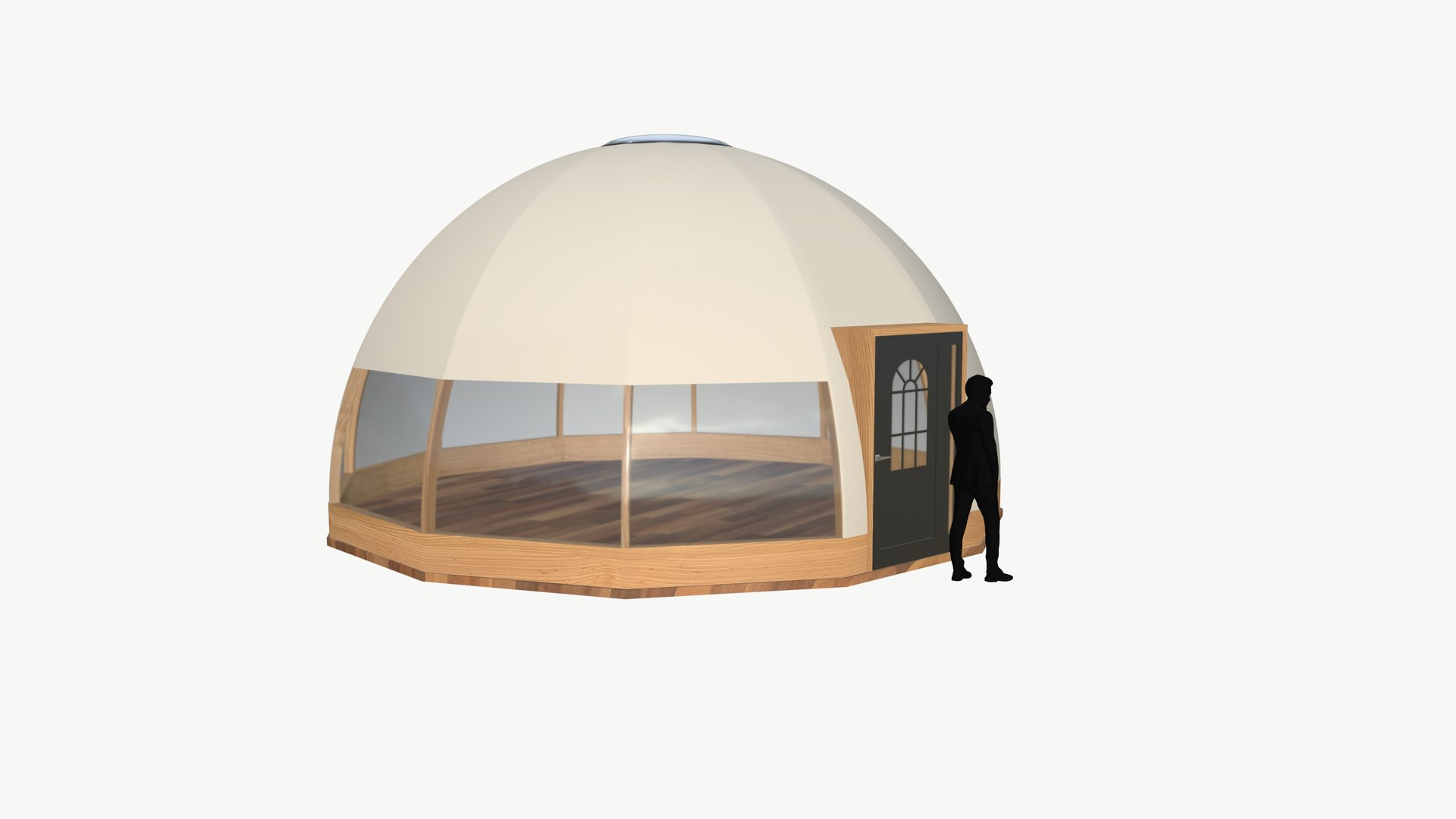 3D Dome Structure Realistic Model - TurboSquid 2122601