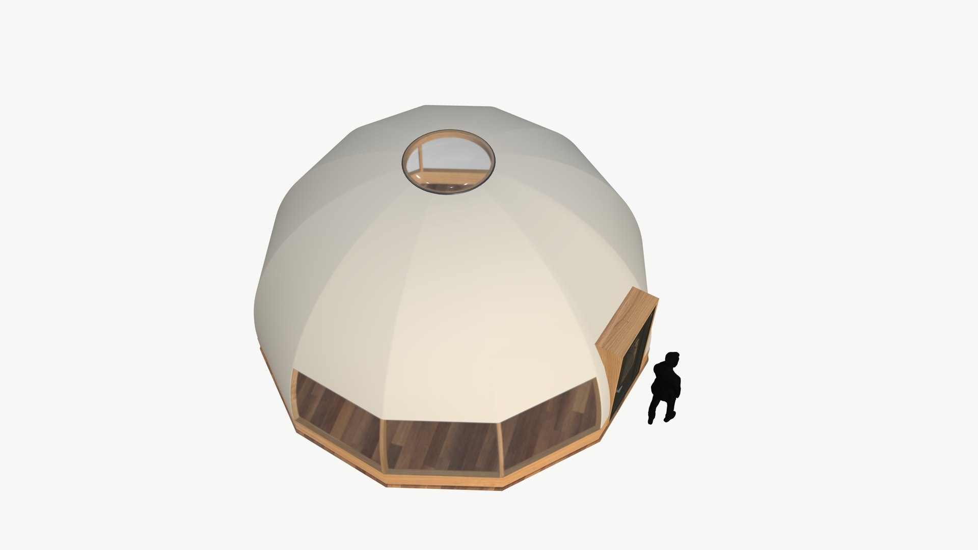 3D Dome Structure Realistic Model - TurboSquid 2122601