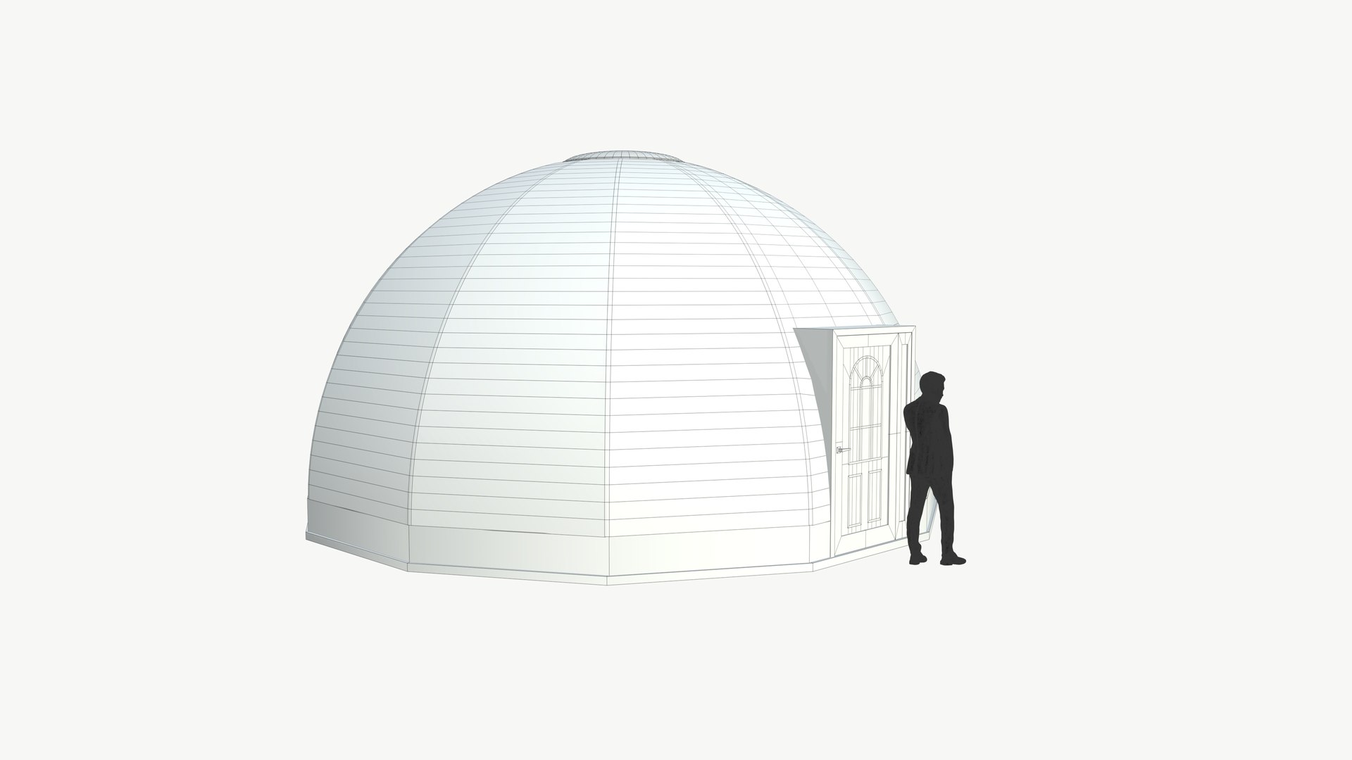 3D Dome Structure Realistic Model - TurboSquid 2122601