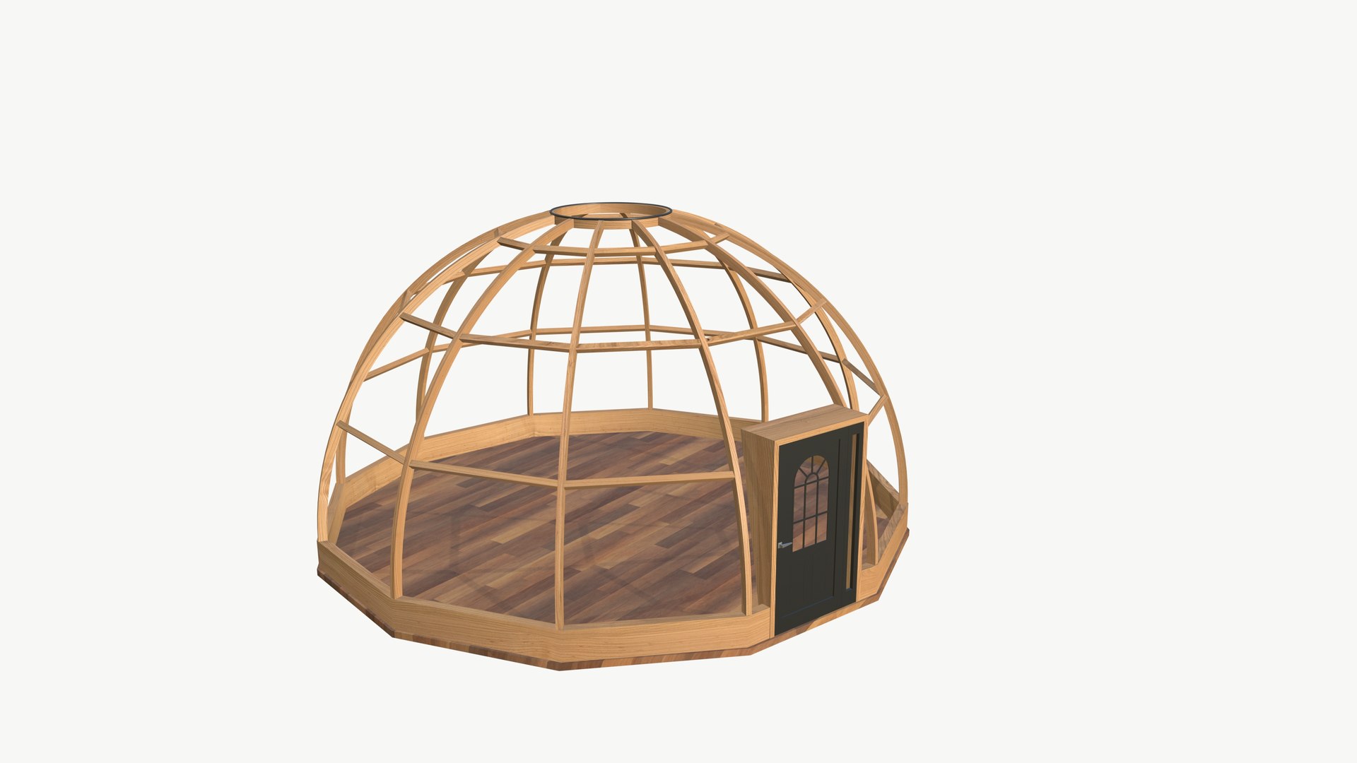 3D Dome Structure Realistic Model - TurboSquid 2122601