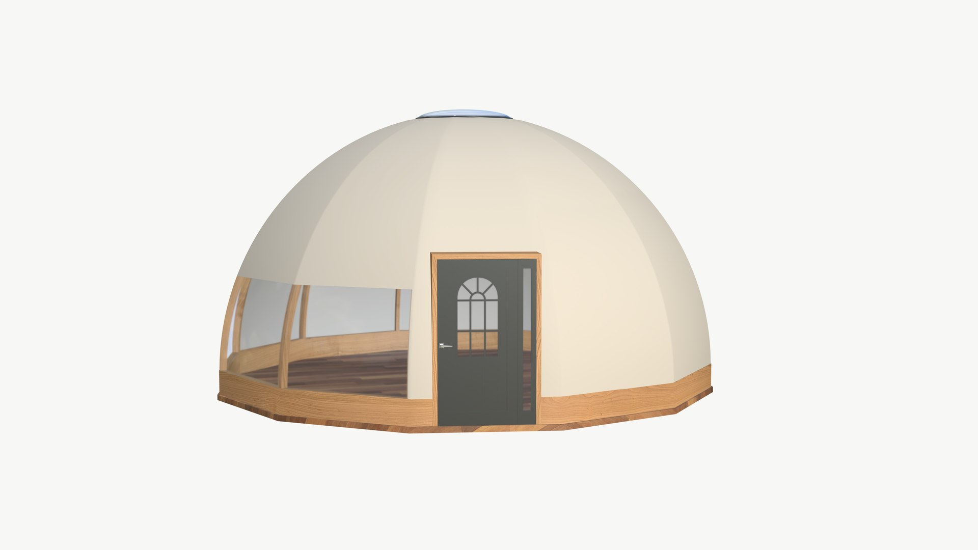 3D Dome Structure Realistic Model - TurboSquid 2122601