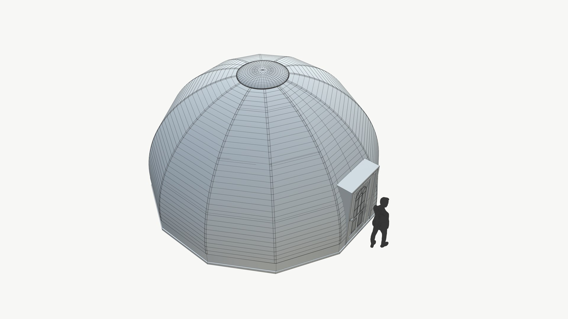 3D Dome Structure Realistic Model - TurboSquid 2122601