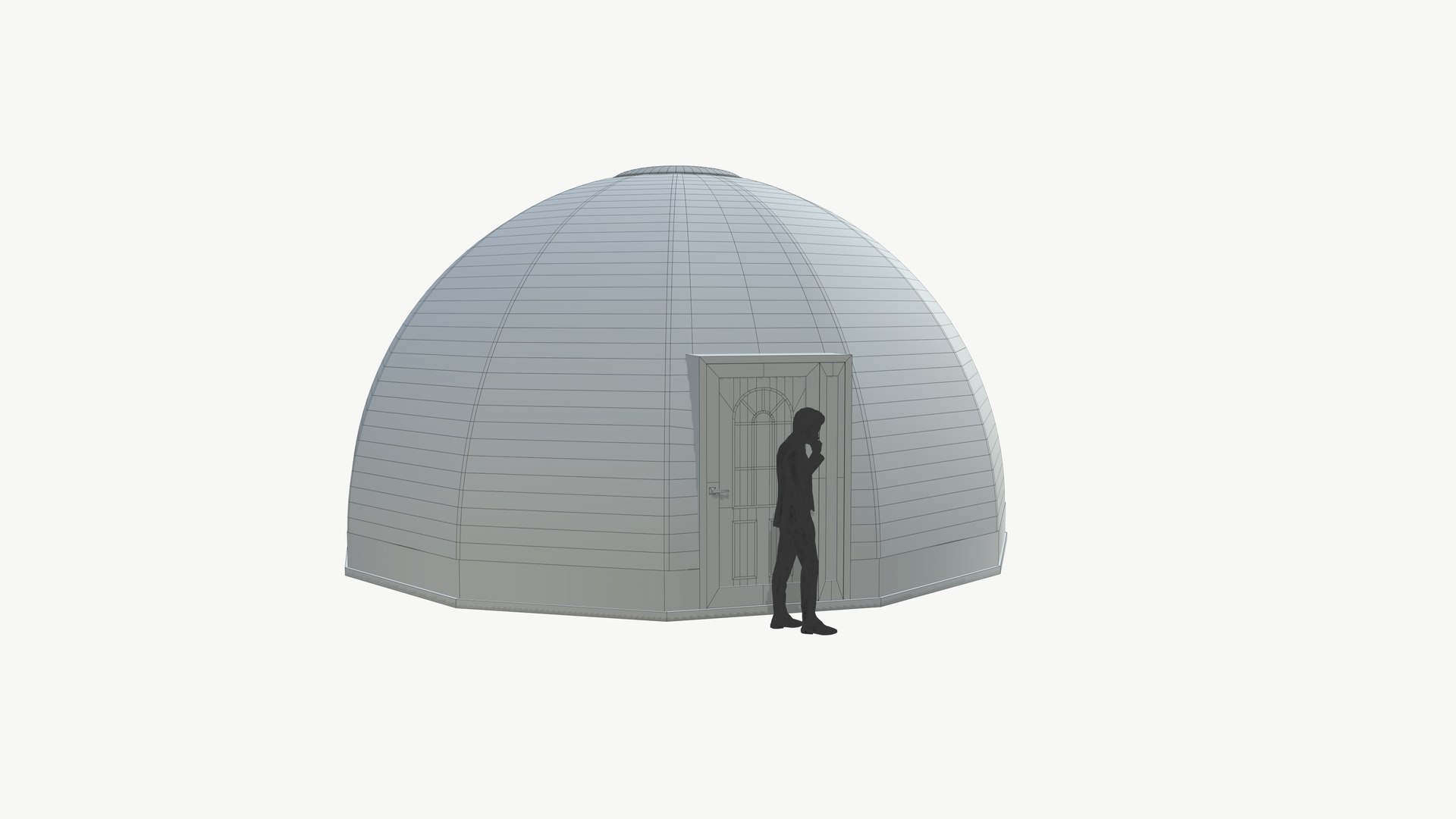 3D Dome Structure Realistic Model - TurboSquid 2122601