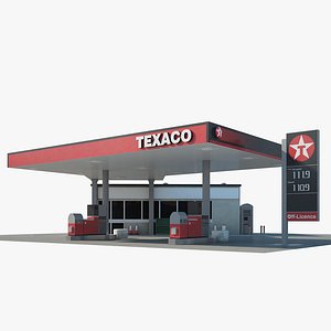 Gas Station 3D Models for Download | TurboSquid
