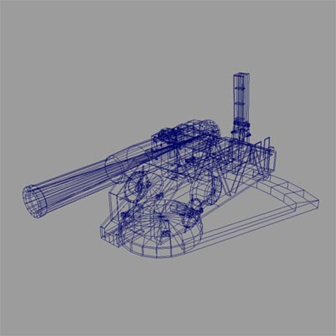 Russian Howitzer M1915 3d Model