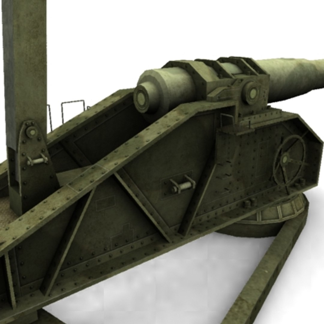 Russian Howitzer M1915 3d Model